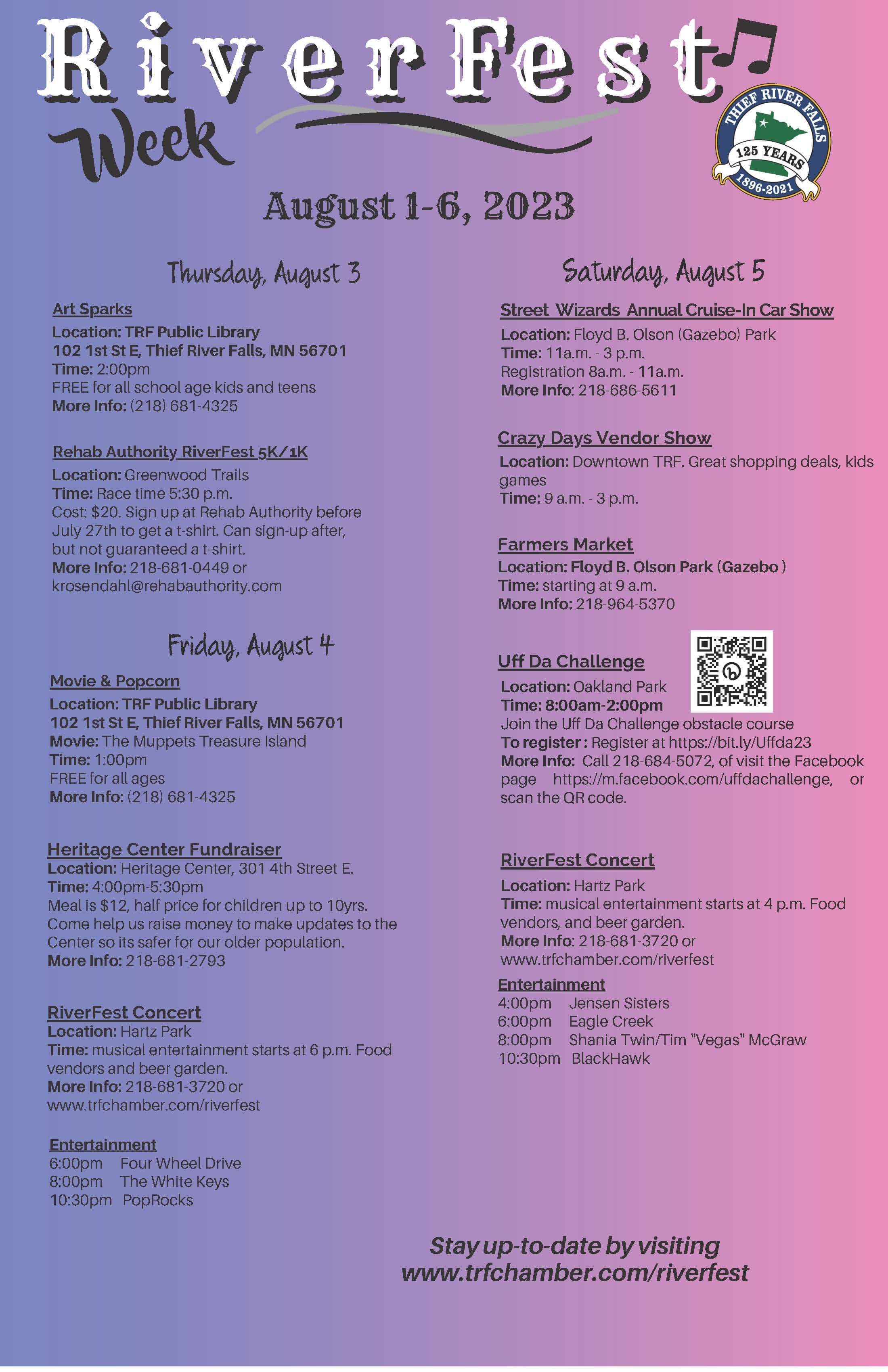 RiverFest - Thief River Falls Chamber of Commerce